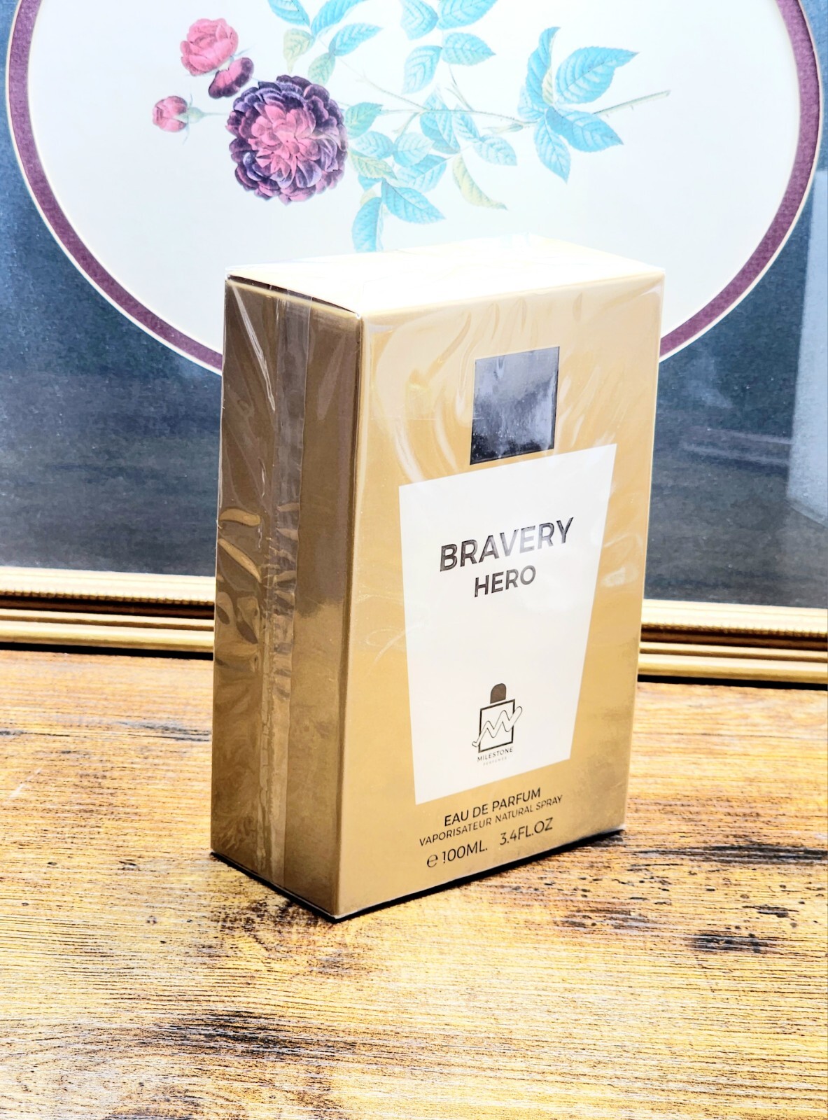 BRAVERY HERO 3.4 FL OZ 100 ML EAU DE PARFUM SPRAY FOR MEN IN A SEALED ...