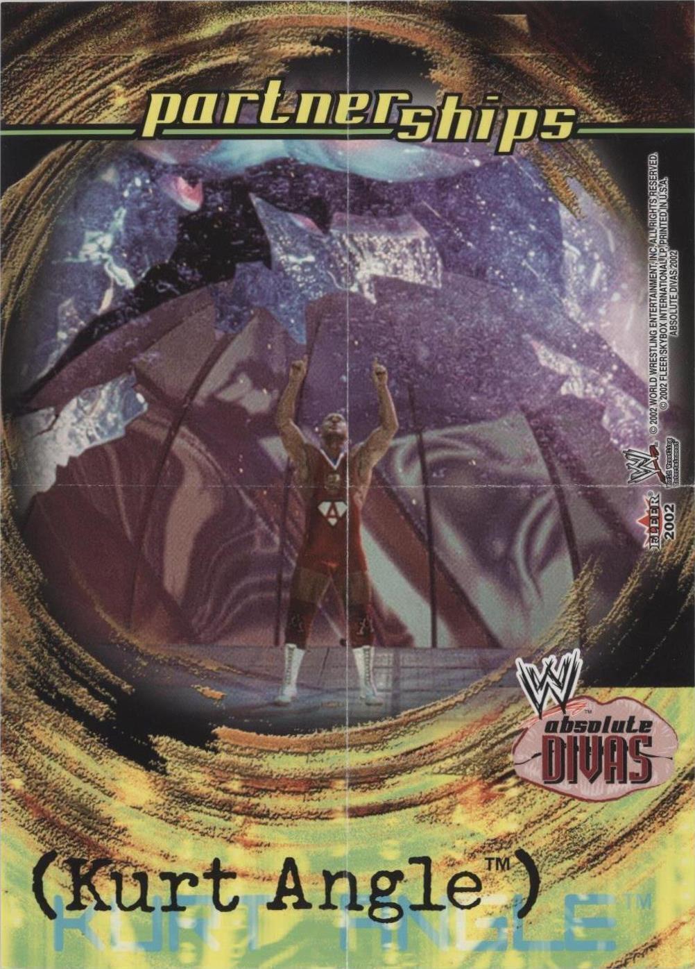 2002 Fleer WWE Absolute Divas - Mini Posters Kurt Angle for sale online ...
