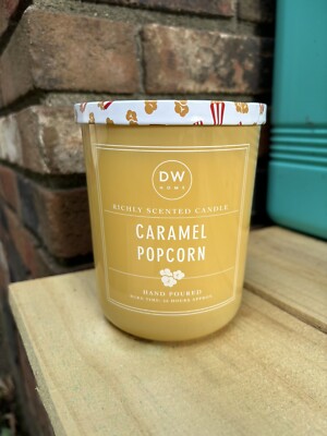 DW Home Candle Carmel Popcorn Very Rare HTF Large Jar | eBay