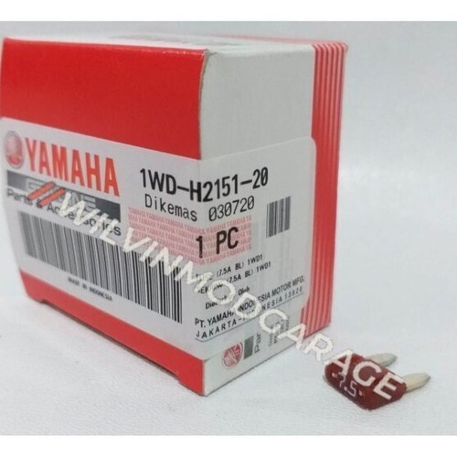 Genuine Parts Yamaha YZF R3/MT03 Year 2015-2023 Fuse 7,5 Ampere 1WD ...