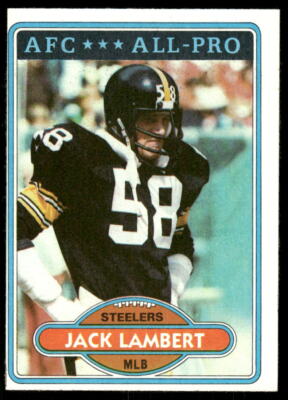 1980 Topps #280 Jack Lambert - NM | eBay