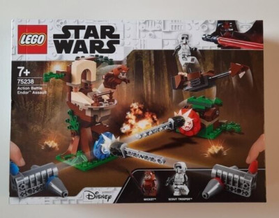 LEGO Star Wars Action Battle Endor Assault 75238 Toy Building Kit 193 ...