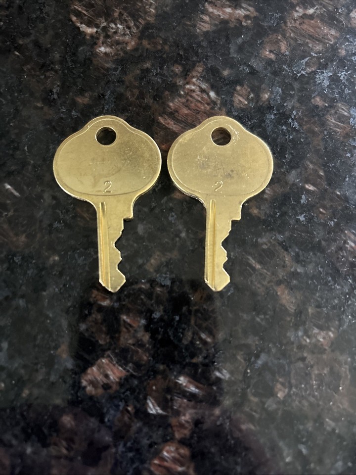 2Ea AP Traffic Signal Cabinet #2 Key Corbin Lock Fire Police Traffic ...