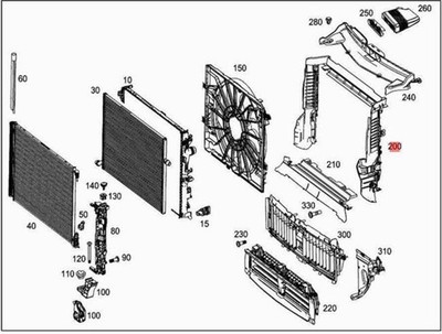 Genuine Air Duct Segment MERCEDES C238 C253 S213 W213 X253 2135050030 ...