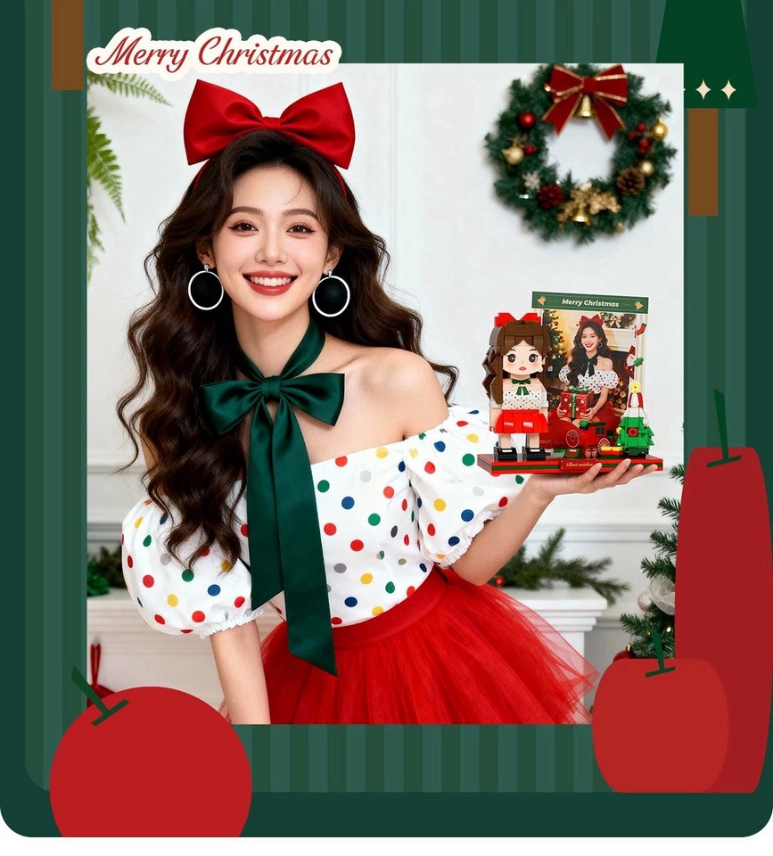 Custom Photo Building Blocks Personalized Couple Portrait Handmade Gift ...