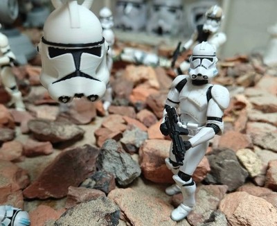 Star wars (the clone wars) Keychain Clone trooper Phase II helmet | eBay