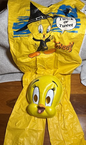 Vintage Tweety Bird 1989 Cartoon Costume Child 4-5 Small Halloween | eBay