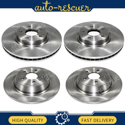 DuraGo Front Rear Disc Brake Rotor 4x for 2013 till 2019 Ford Fusion | eBay