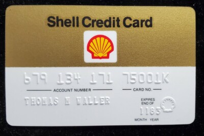 Shell credit card exp 1983 ~ our cb948 | eBay