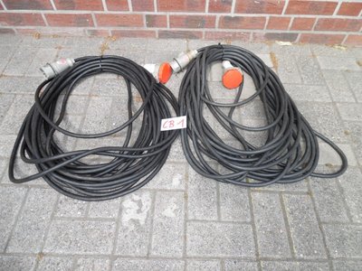 1x Verlängerungskabel mit Nato-Stecker 25m 16A Berg ex Bundeswehr (CB1 ...