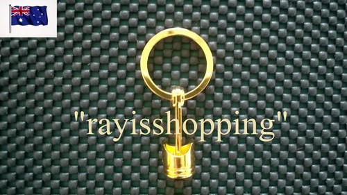GOLD Piston Key Chain Keyring Keychain Cool Swinging Piston 4 Cylinder ...