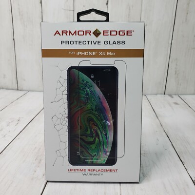 NEW Armor Edge Protective Glass Tempered Screen Protector for iPhone Xs ...
