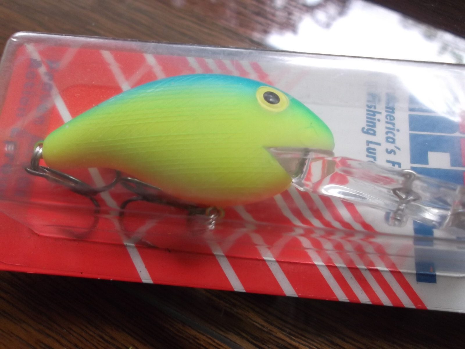 Hard to Find Rebel Double Deep Wee R,#DD93-33,Old Blue Chartreuse,Steel ...