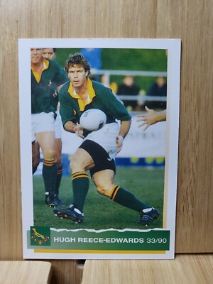 HUGH REECE-EDWARD🏆1994 #33 South Africa International Rugby Sports Deck ...