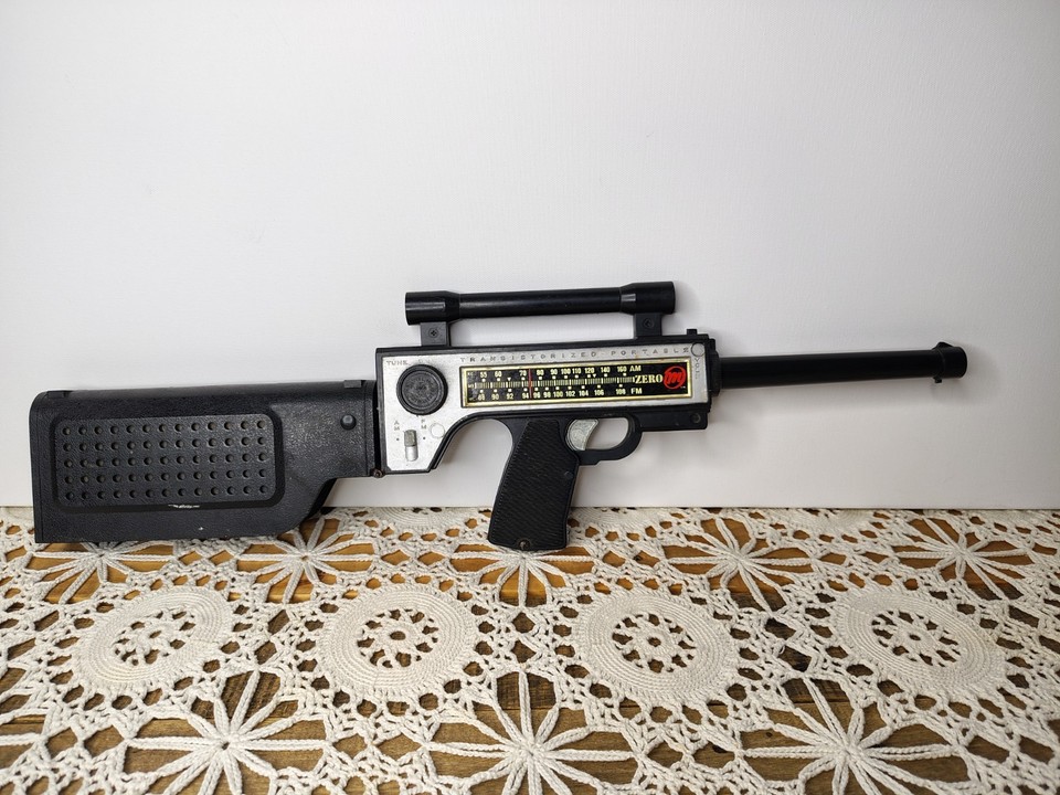Vintage 1964 Mattel Agent Zero M Transistor Radio Spy Rifle Toy | eBay