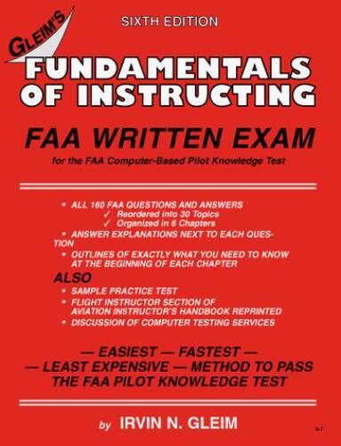 Fundamentals of Instructing FAA Written Exam for the FAA Computer-Ba ...