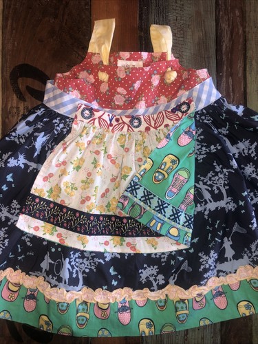 Matilda Jane Hello Lovely! Gelato Knot Dress - Size 2 - EUC Reversible ...