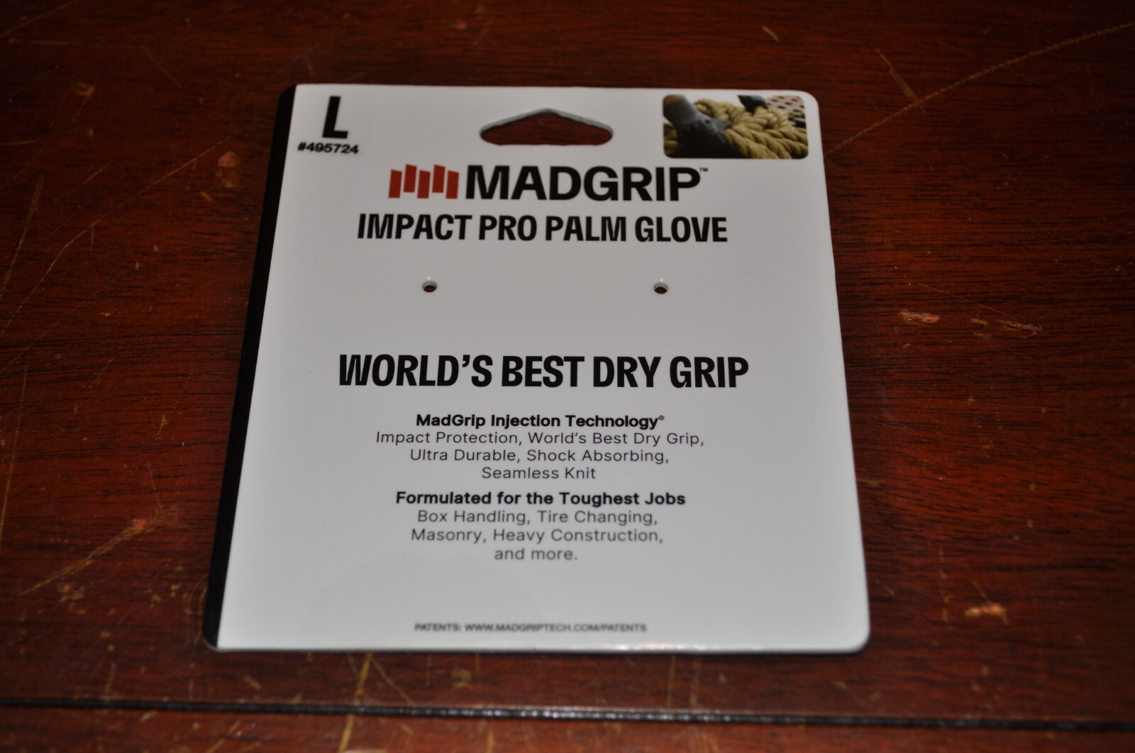 1 PAIR MADGRIP THUNDERDOME HIGH PERFORMANCE IMPACT RUBBER WORK GLOVES -- LARGE | eBay