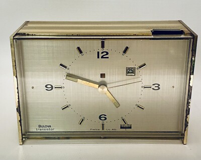 Bulova Transistor Clock Vintage Made In France | eBay