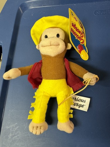 Curious George cowboy Yellow Suit 9” Plush NWT | eBay
