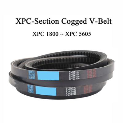 XPC-Section Cogged V-Belts (Rubbe Drive Belt 22x18mm V Belt-Choose Size ...