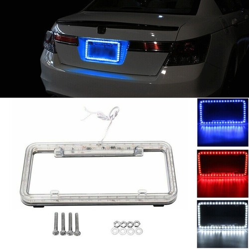 1pc 54 LED 12V Car Rear License Plate Frame Lights with Multiple Light ...