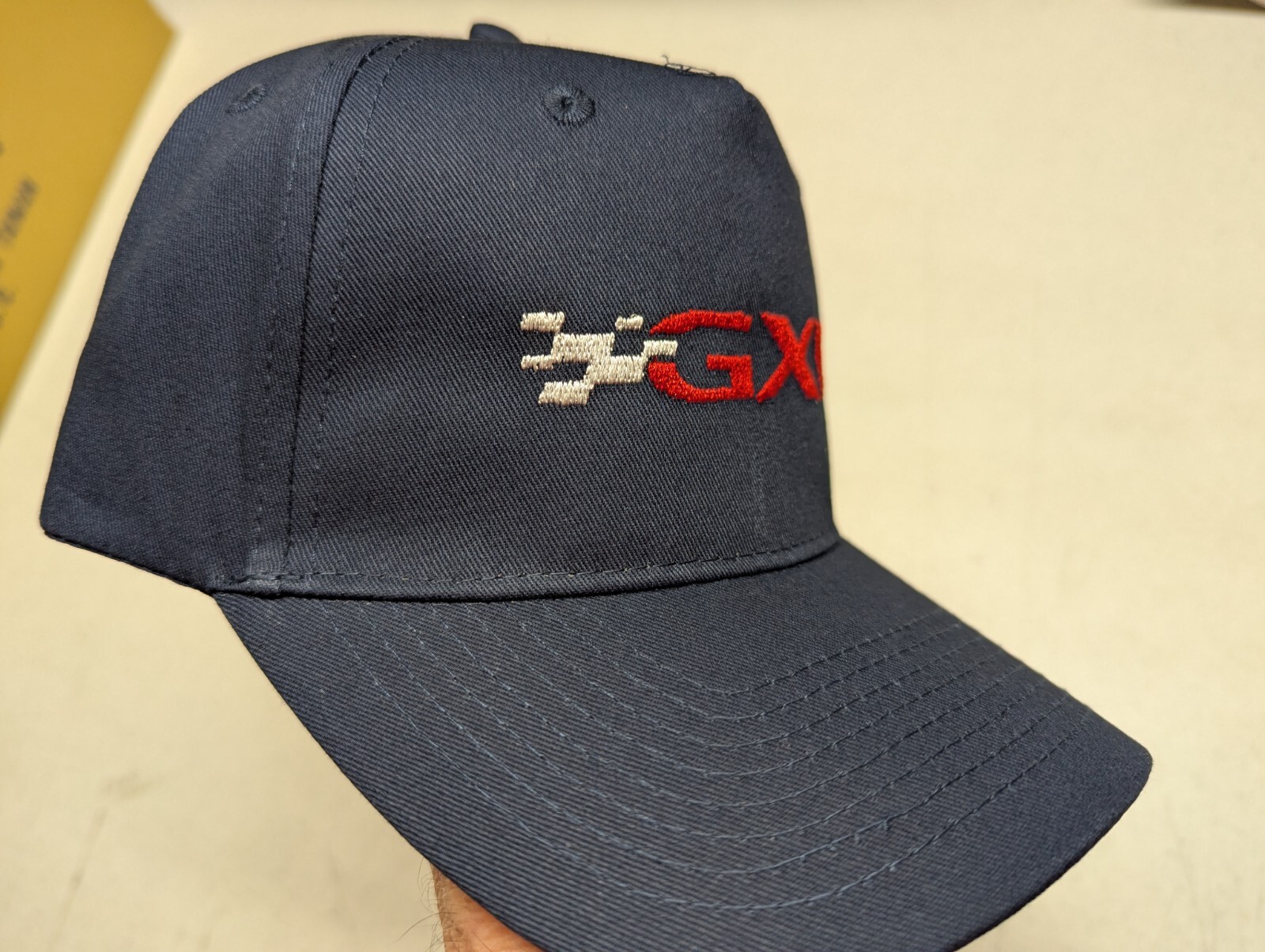 Pontiac GXP Deep Blue Hat Embroidered Silver n Red - Port & Co. 5 panel ...
