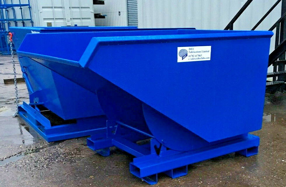 Dtec Fabrications ltd Forklift Tipping Skip/waste Bin/Recycling Skip ...