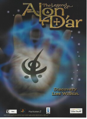The Legend Of Alon D'ar Print Ad/Poster Art Playstation 2 PS2 | eBay