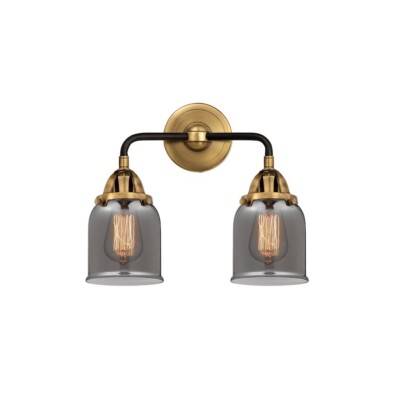 Innovations Small Bell 2 Light 13" Bath, LED, BAB/Colorful - 288-2W-BAB ...