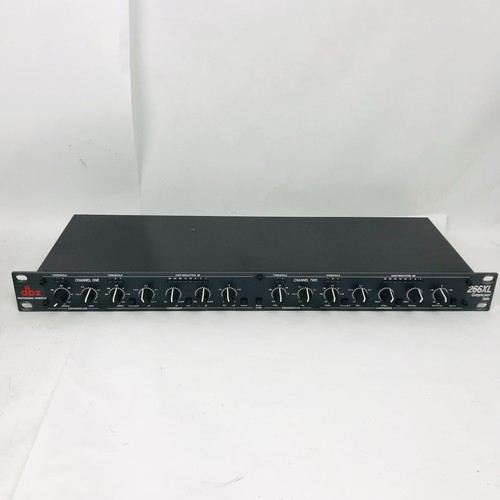 DBX 266XL Compressor/Gate 2-Channel Dynamics Processor Rack Mountable ...