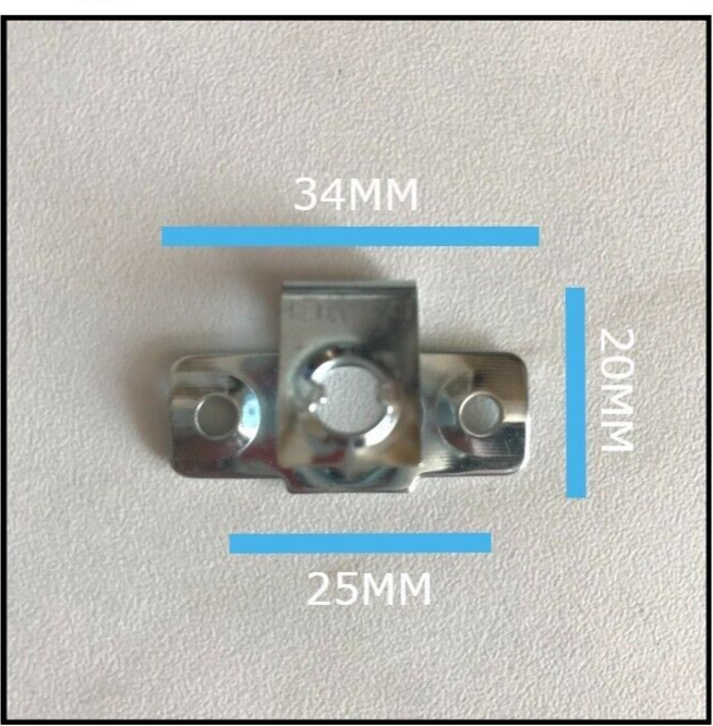 ZEUS DZUS TYPE FASTENERS D-RING QUICK RELEASE RIVET SILVER CHROME 17mm ...