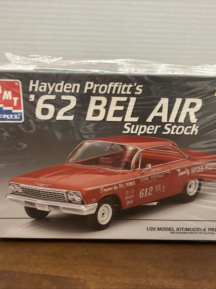 AMT / Ertl Hayden Proffitt's 62 Bel Air Super Stock Sealed Model Kit | eBay