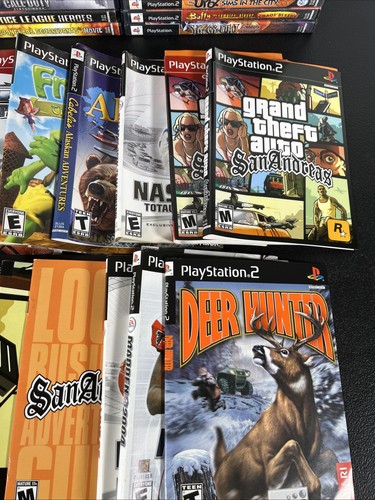 Lot Of 43 PS2 Empty Cases & Extra Manuals & Artwork, Capcom vs SNK ...