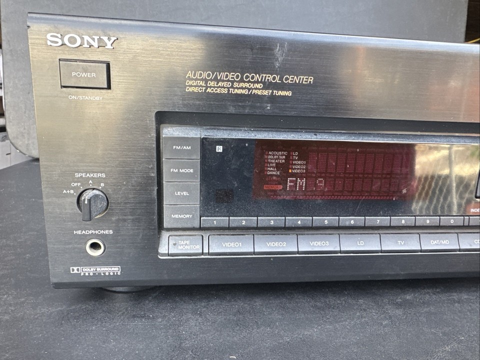 Sony STR-D1015 Stereo/Surround AV Receiver with Phono - Tested ...