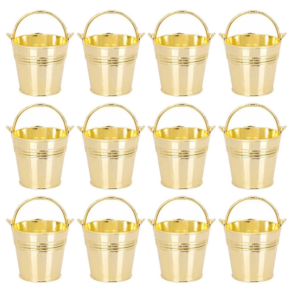 12 Pcs Small Buckets in Bulk Candy Pails for Party Holder Favors | eBay