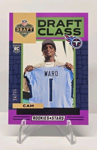 2025 Panini Rookies & Stars Draft Class Cam Ward #15 Purple (RC) /35 | eBay