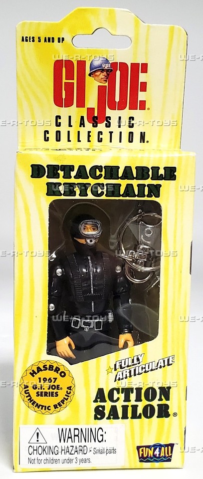 GI Joe Classic Collection Detachable Keychain Action Sailor 1998 Hasbro ...