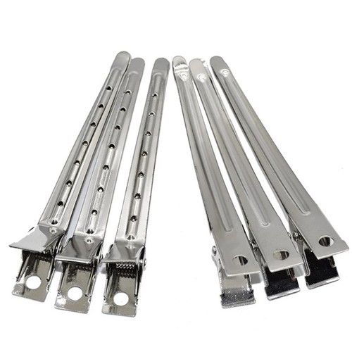 10pcs Hair Care Clips Stainless Steel Sectioning Clips Clamps For ...