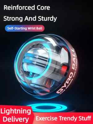 Self-Starting Wrist Gyro Ball Power Trainer Ball Wrist Strengthening ...