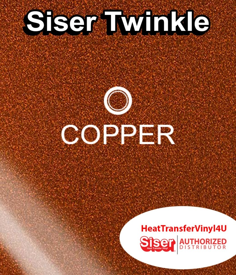 Siser Twinkle Heat Transfer Vinyl Reflective Glitter 20" x 10 Yards ...