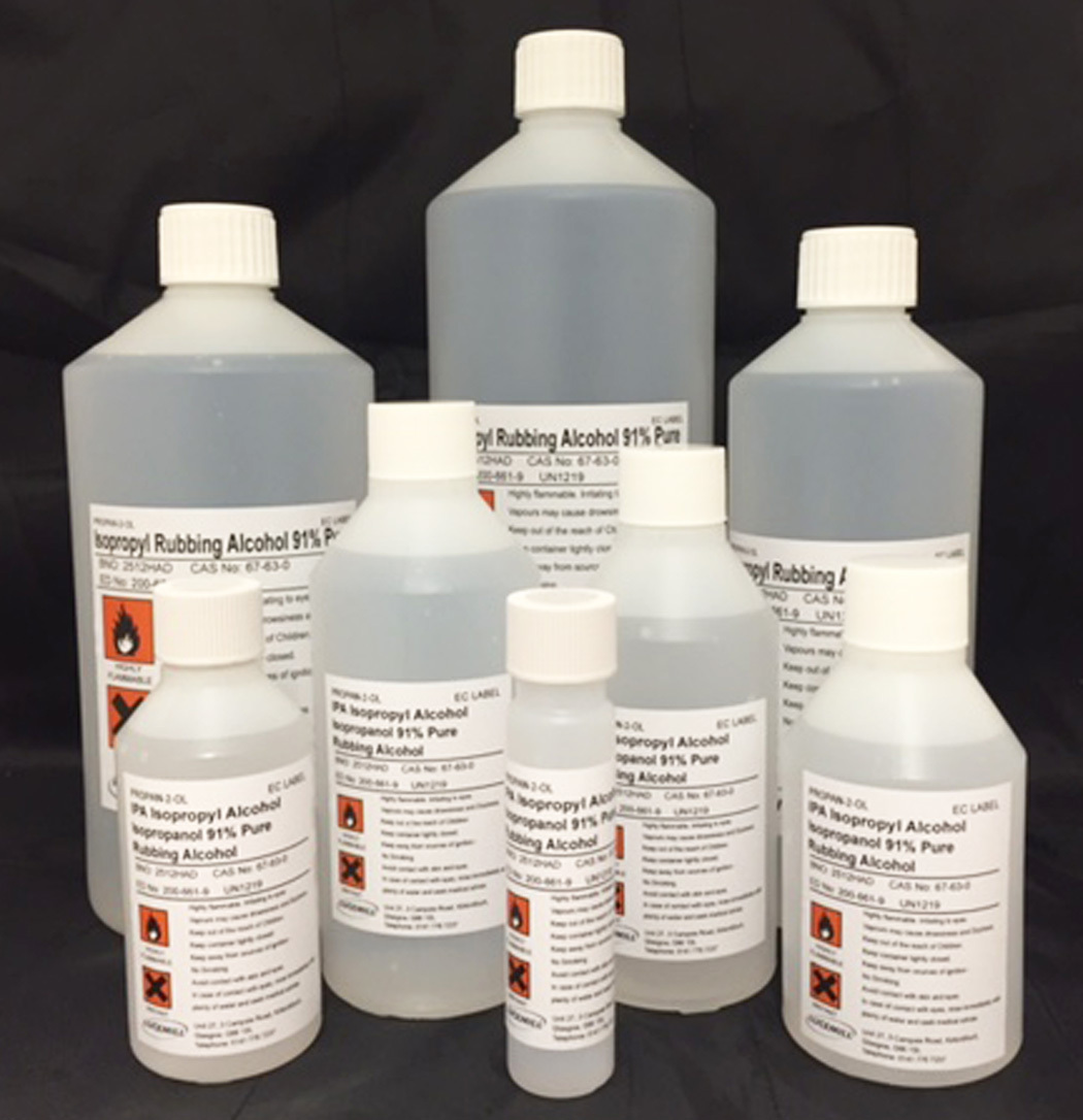 Isopropyl Alcohol Ghs Secondary Label GHS Secondary Container