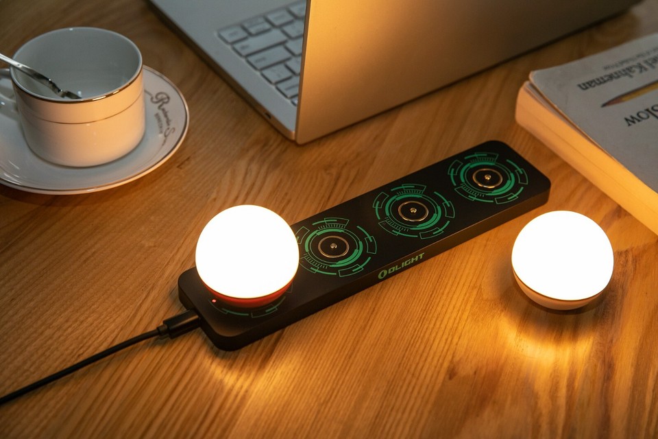 Olight Omino Charger Cyber Cyan with 4 Magnetic Charging Ports | eBay