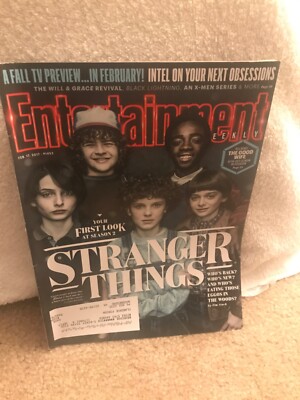 Entertainment Weekly Magazine STRANGER THINGS 10/6/17 | eBay