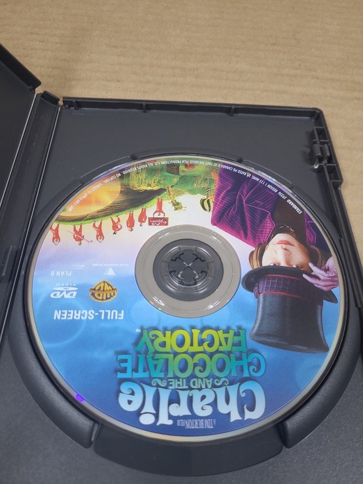 Charlie and the Chocolate Factory (Full Screen Edition) - DVD - GOOD ...
