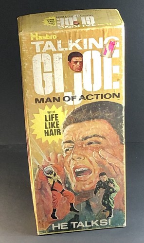 Vintage 1964 GI Joe talking man of action fuzzy brown head 1/6 Scale ...