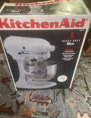 KitchenAid K5SS Heavy Duty Series 5qt Stand Mixer - White 50946000046 ...