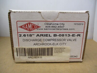 ARIEL / SAMCO Discharge Compressor Valve B-0813-E-R 2.618" | eBay