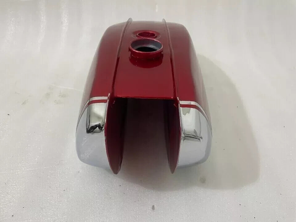 Fit BSA A65 Thunderbolt Lightning 1970'S Model Chrome & Cherry Painted ...