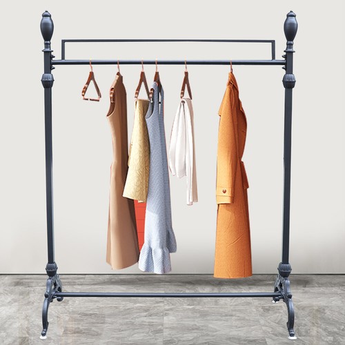 Vintage Ornate Metal Garment Clothes Quilt Display Hanger Rack Floor ...